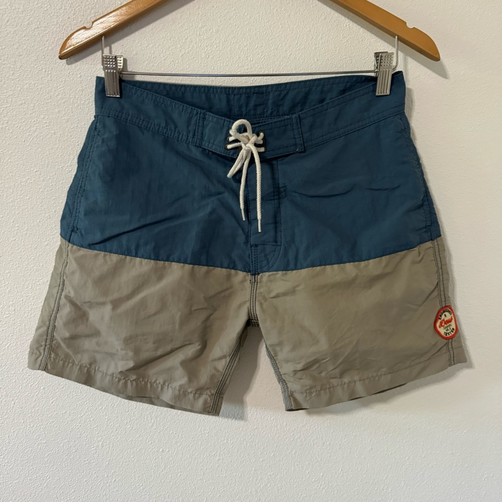 Deus Ex Machina Canggu Board Short Two-Tone Tan Blue … - Gem